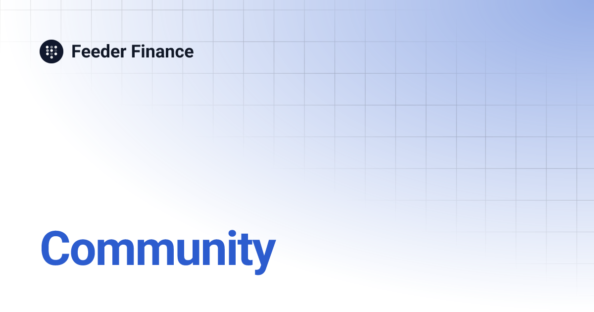 Community | Feeder Finance